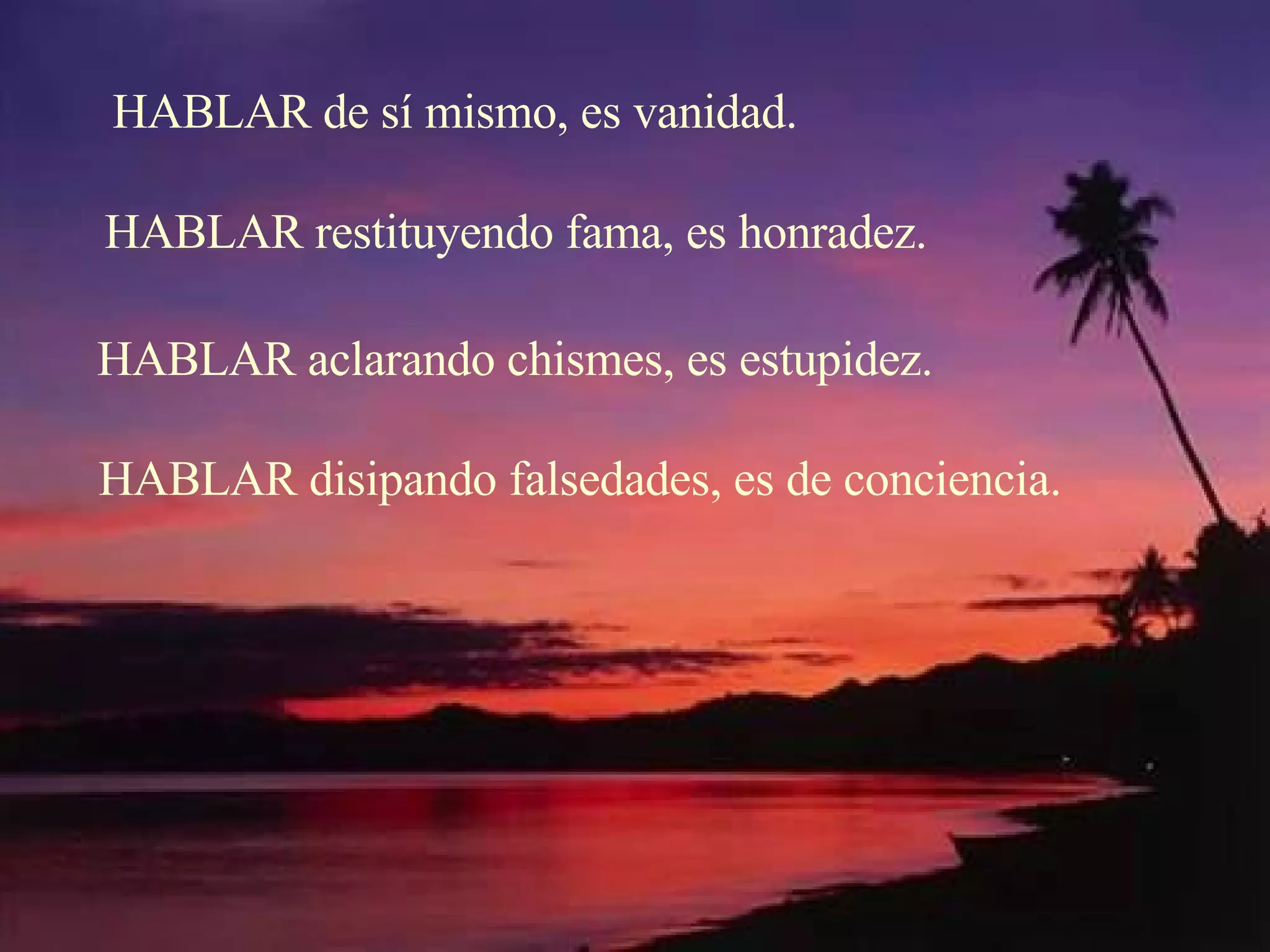Hablar Y Callar | PPS