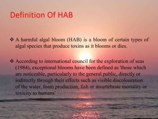 harmful algal bloom (HAB) Slide share ashish sahu sahu81862@gmail.com