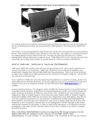 2024 FAQ about HABS HAER HALS photography | PDF