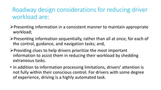 human factor and road safety | PPTX