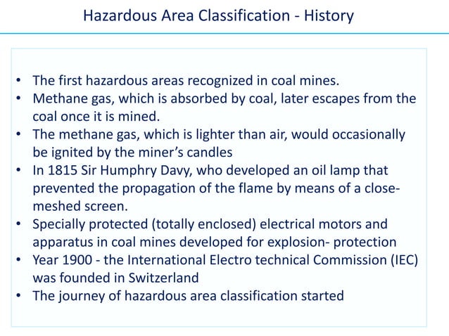HAC - Hazardous Area Classification | PPTX