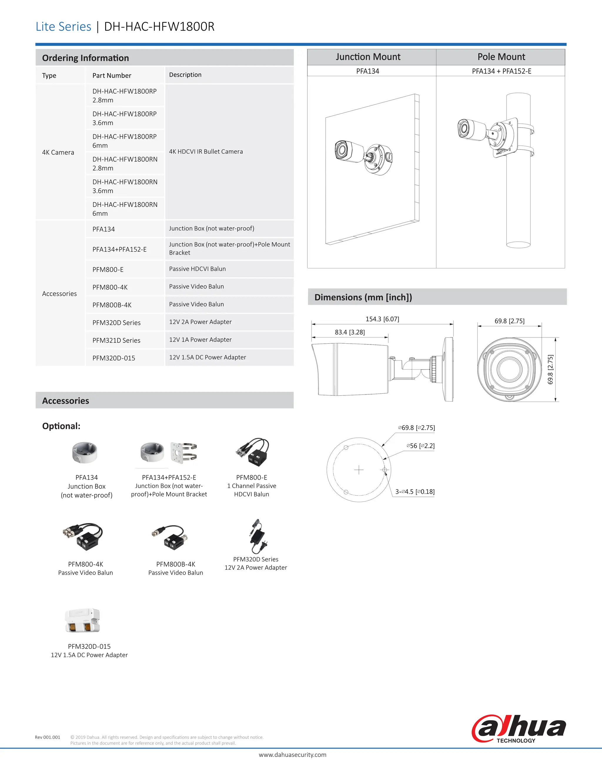 HAC-HFW1800R - Ficha Tecnica.pdfARTICULO | PDF