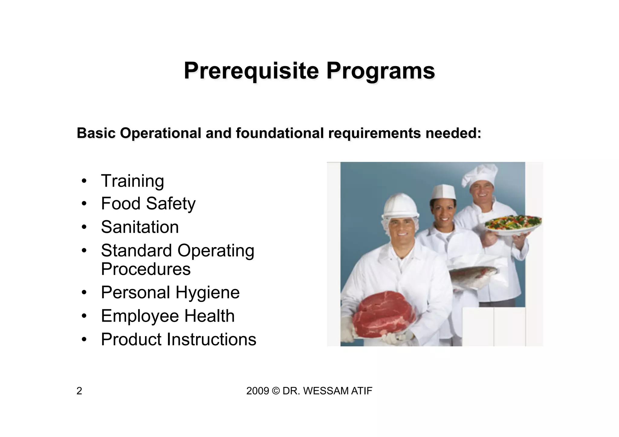 HACCP by Dr. Wessam Atif | PDF