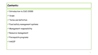 ISO 22000 & HACCP | PPTX