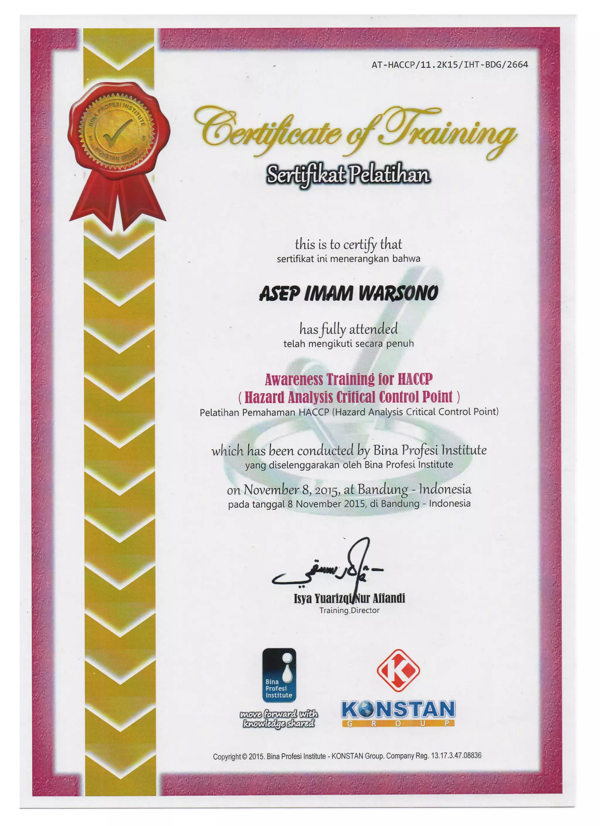 Awareness Training for Hazard Analysis Critical Control Point | PDF