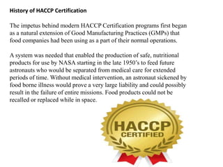 Haccp | PPTX | Food Industry | Industries