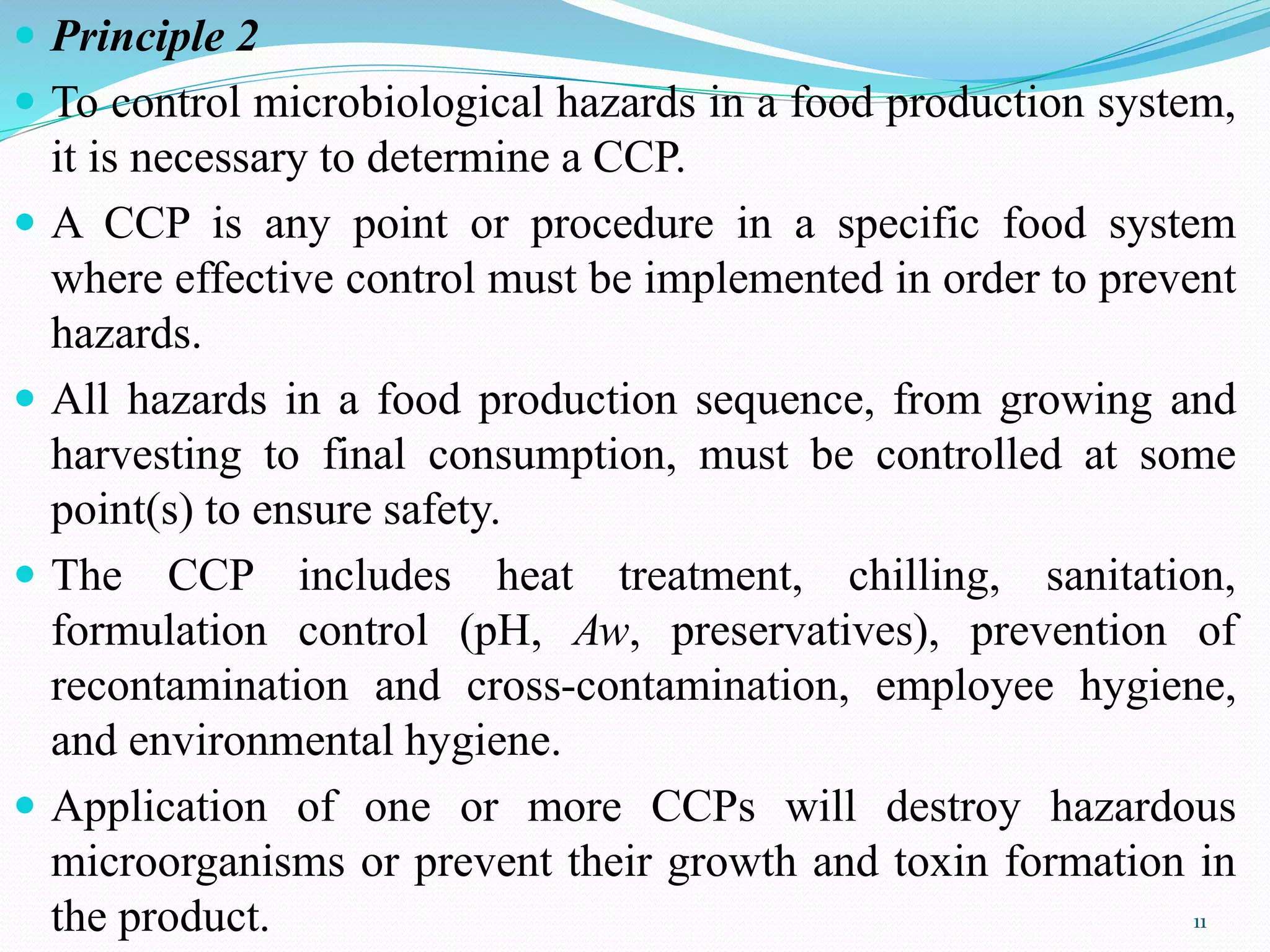 Hazard analysis critical control point (HACCP) | PPTX
