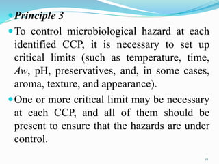 Hazard analysis critical control point (HACCP) | PPTX | Food & Drink