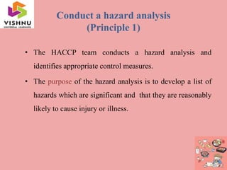 Hazard Analysis and Critical Control Point | PPTX