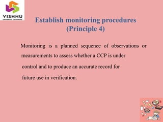 Hazard Analysis and Critical Control Point | PPTX