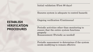HACCP. Hazard Analysis Critical Control Point | PPT