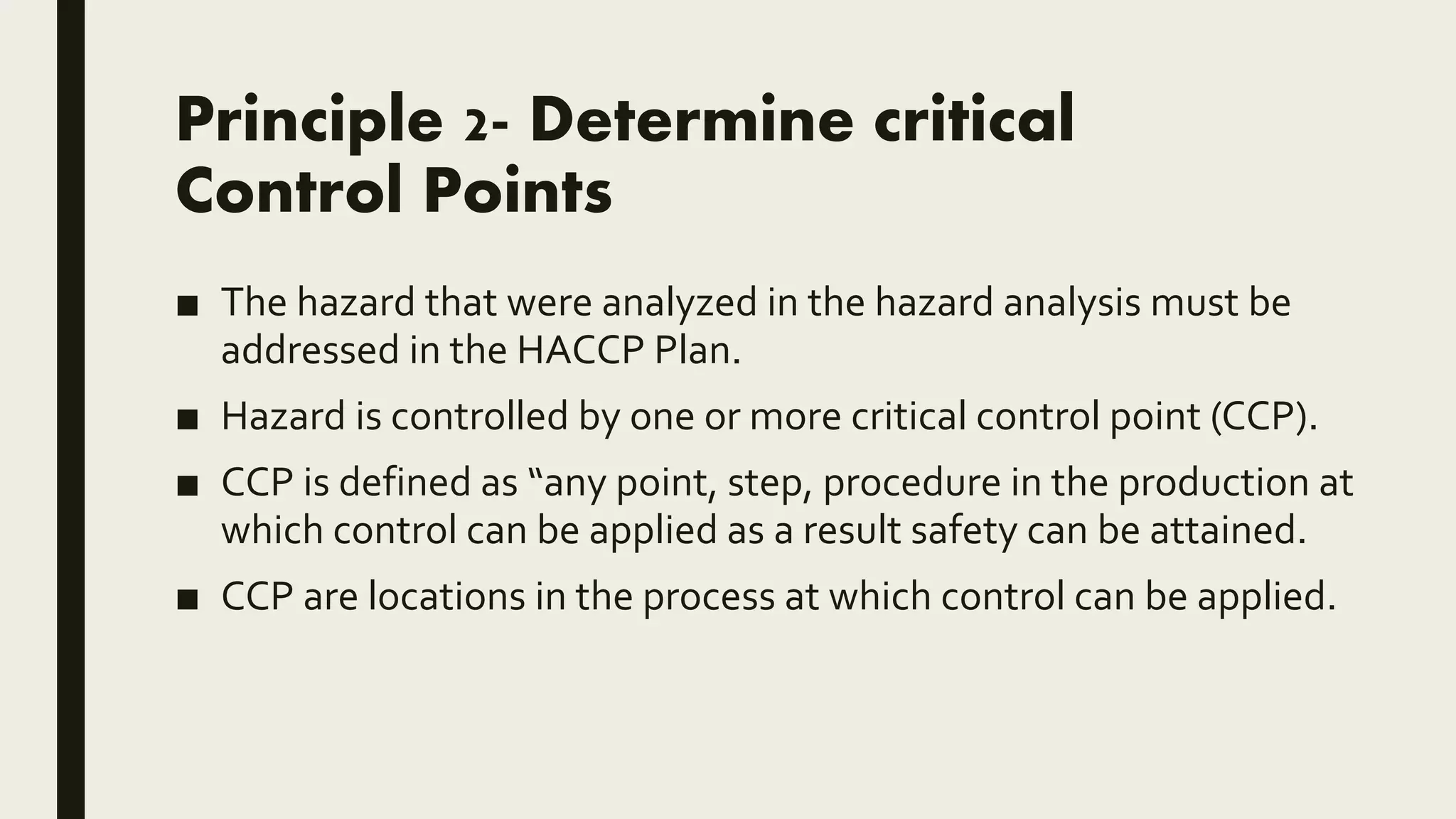 Haccp hazard analysis and critical control point salman | PPTX