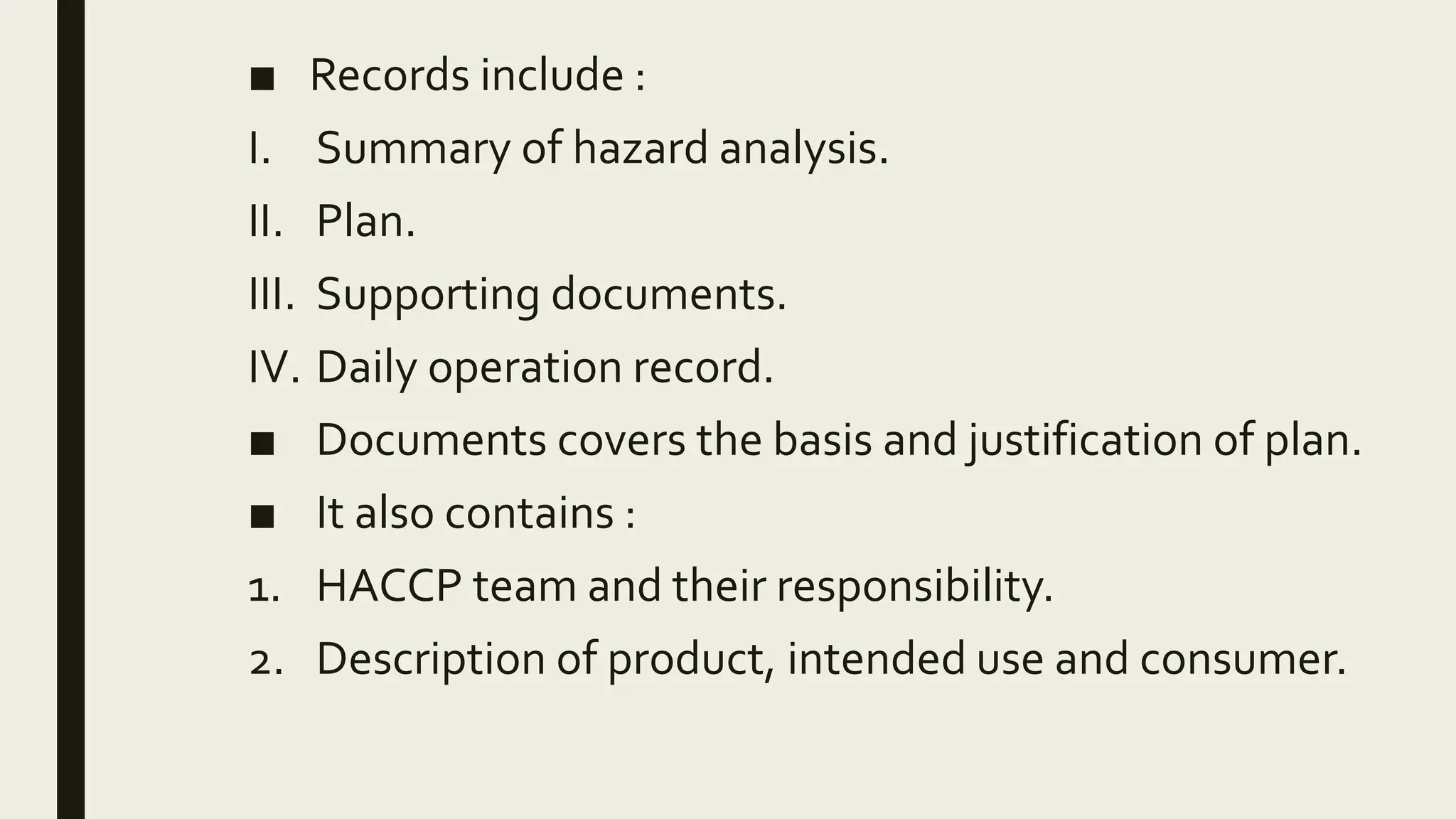 Haccp hazard analysis and critical control point salman | PPTX
