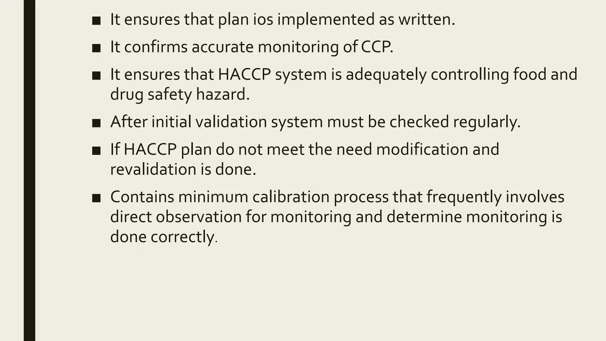 Haccp hazard analysis and critical control point salman | PPTX