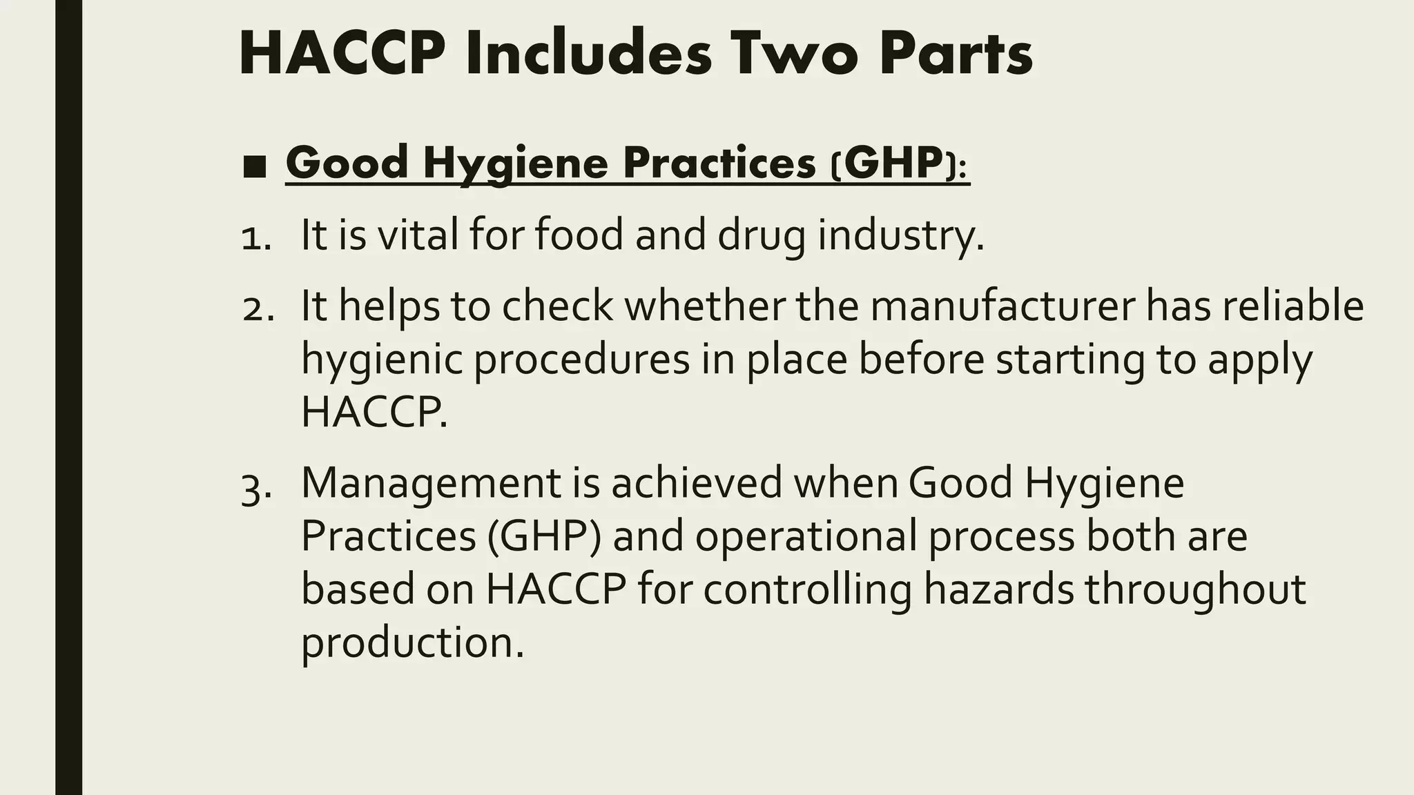 Haccp hazard analysis and critical control point salman | PPTX