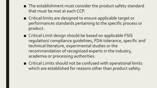 Haccp hazard analysis and critical control point salman | PPTX