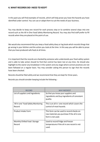 Haccp manual | PDF