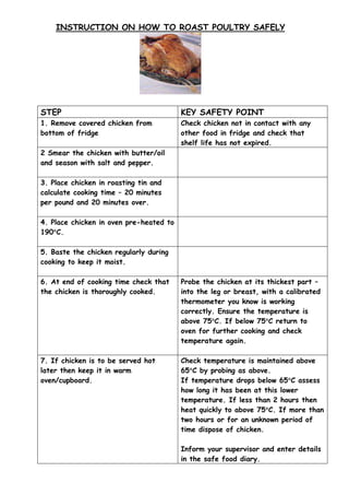 Haccp manual | PDF
