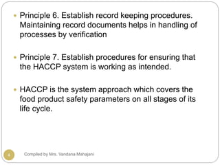 Food Service Management and HACCP | PPTX