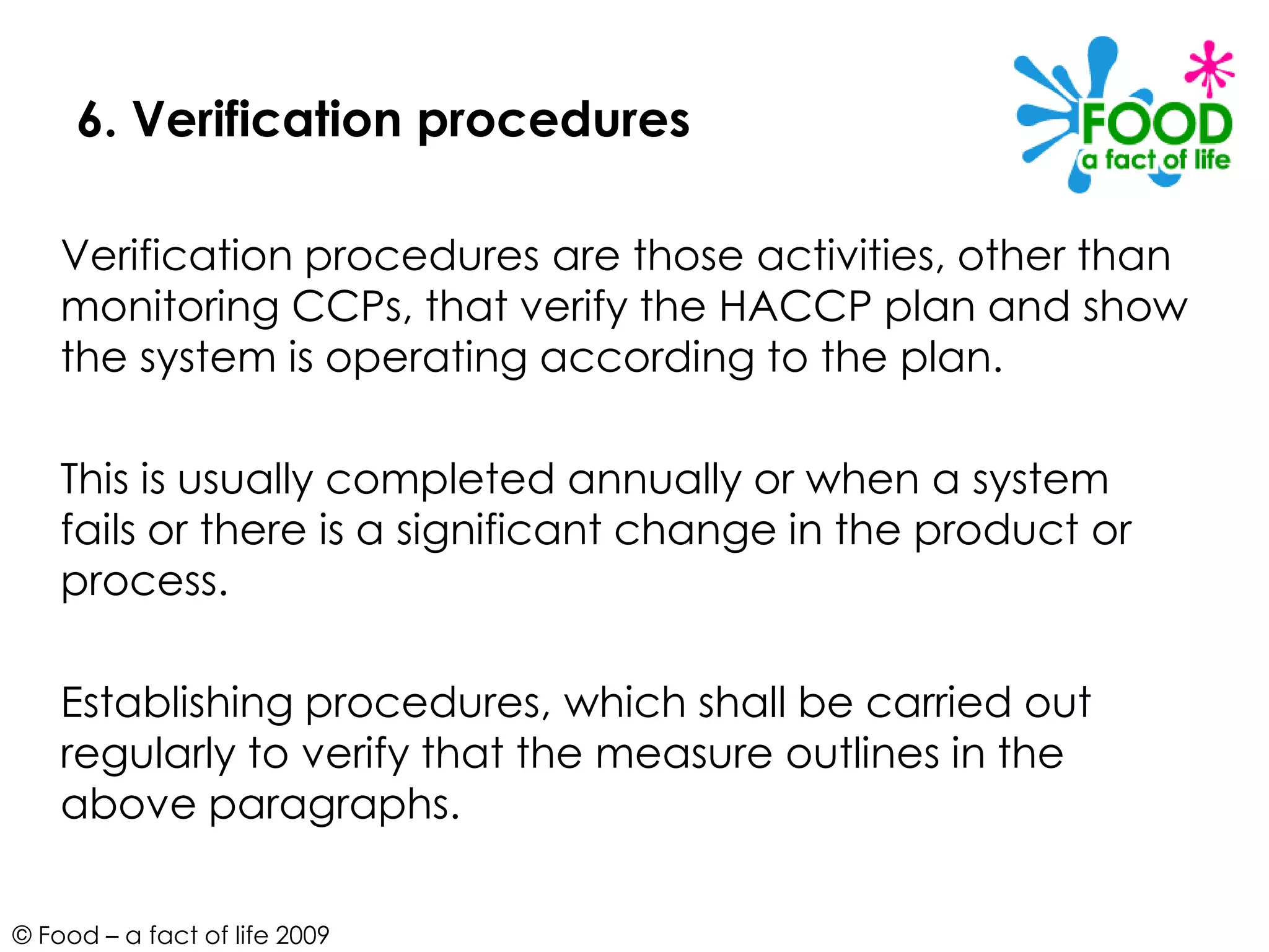 Haccp and food safety | PDF