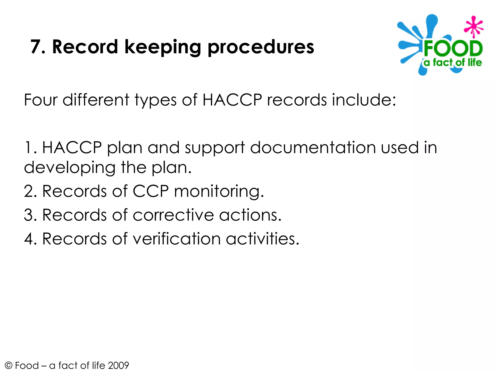 Haccp and food safety | PDF