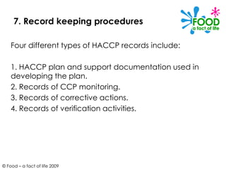 Haccp and food safety | PDF