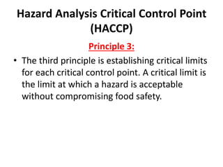 Haccp system and principle | PPTX