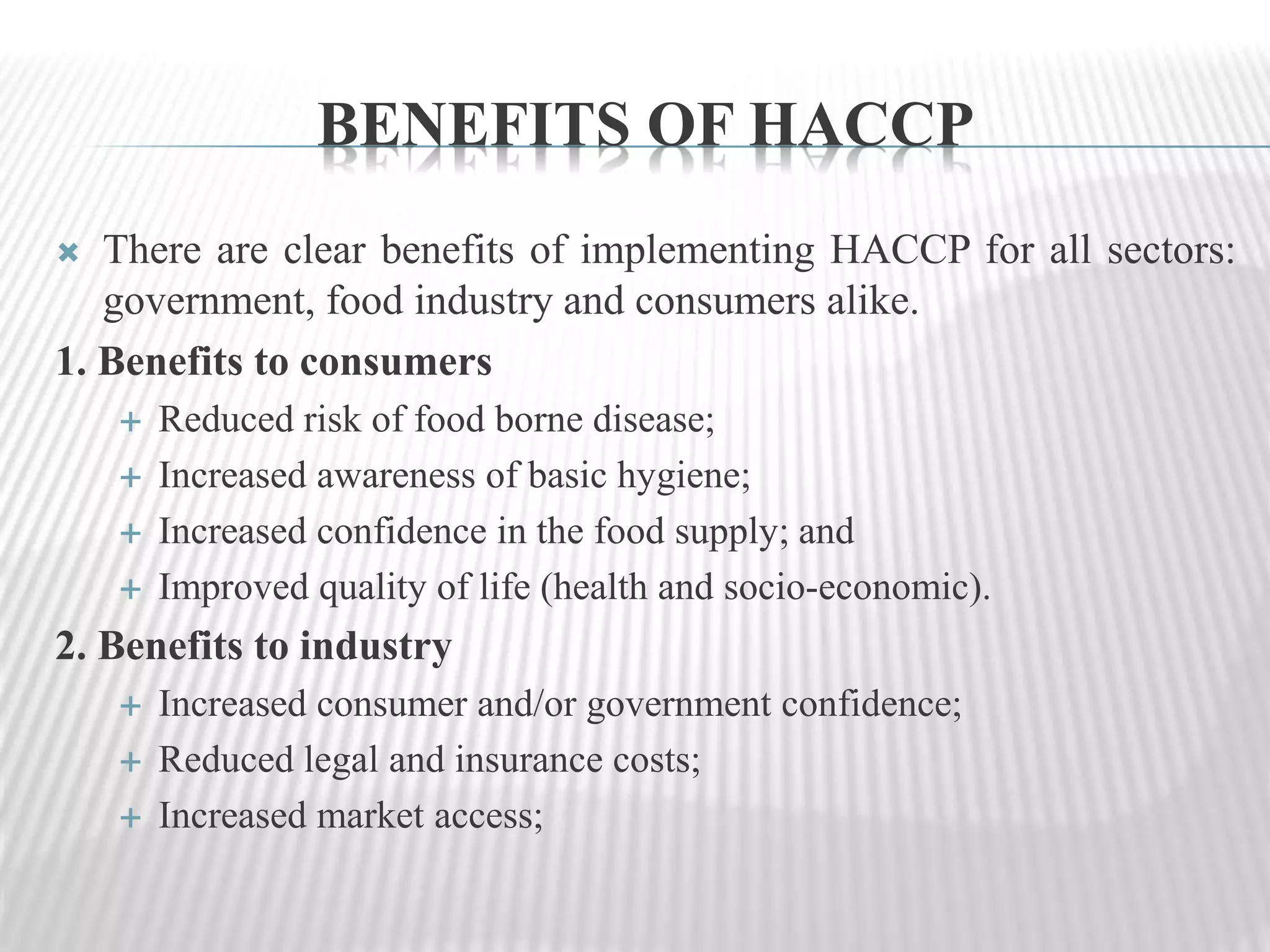 HACCP | PPTX