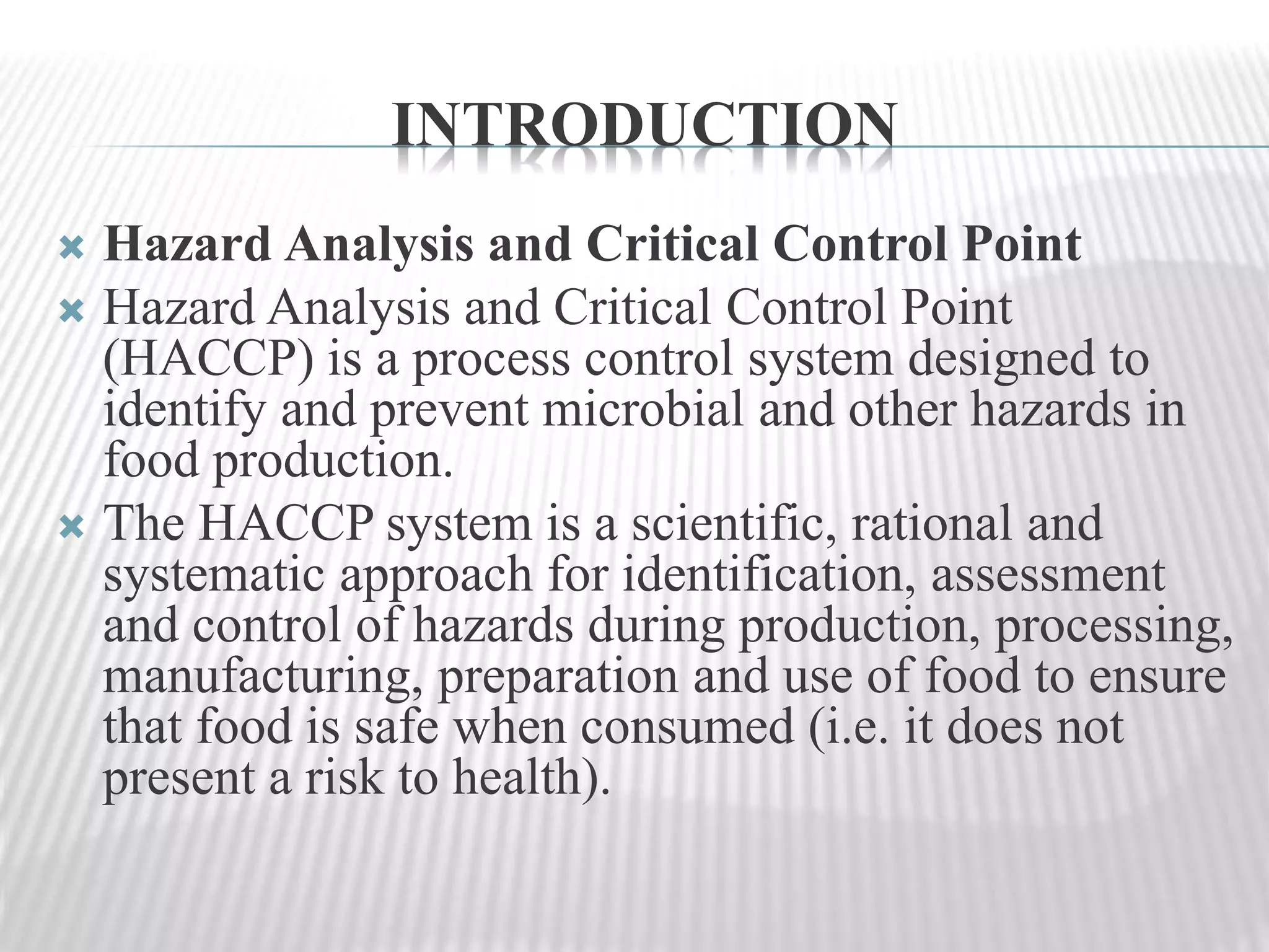 HACCP | PPTX