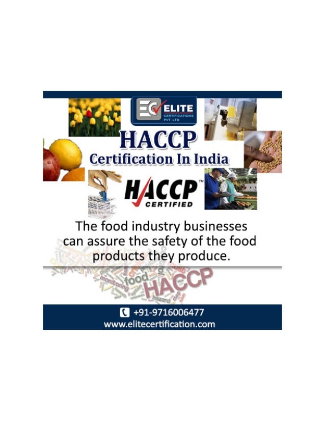 Haccp certification in_india