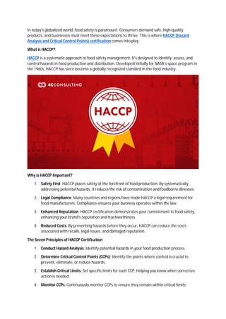 HACCP Certification The Benefits and How to Get It.pdf