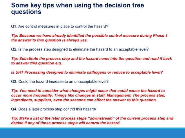 Haccp development training course warehouse
