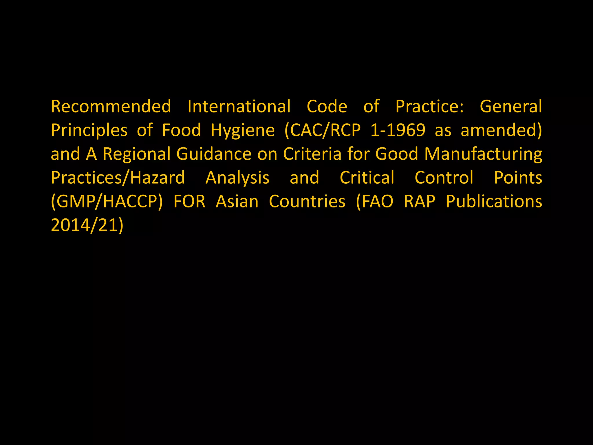 Principles of HACCP for processing and packaging of fresh cut fruits ...