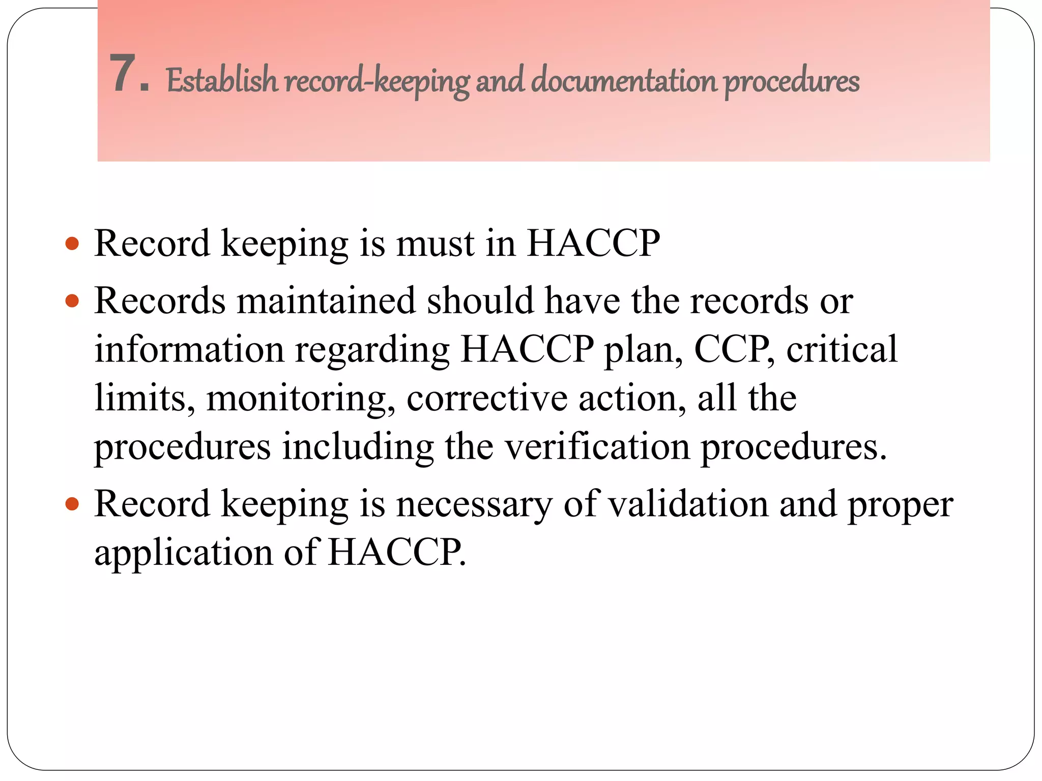 HACCP ;Definition, and principles | PPTX