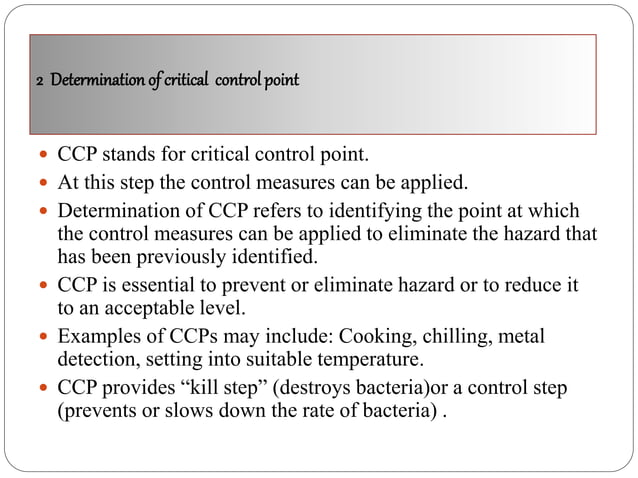 HACCP ;Definition, and principles | PPTX | Chemistry | Science