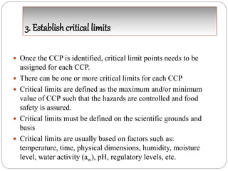 HACCP ;Definition, and principles | PPTX