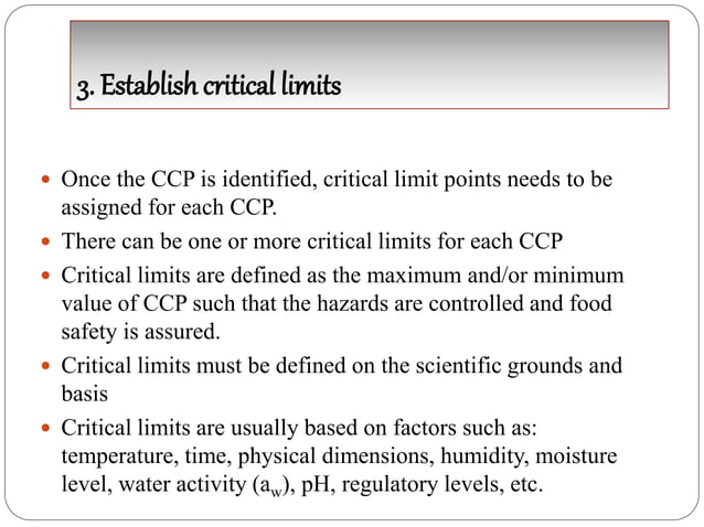 HACCP ;Definition, and principles | PPTX | Chemistry | Science