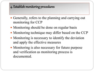 HACCP ;Definition, and principles | PPTX