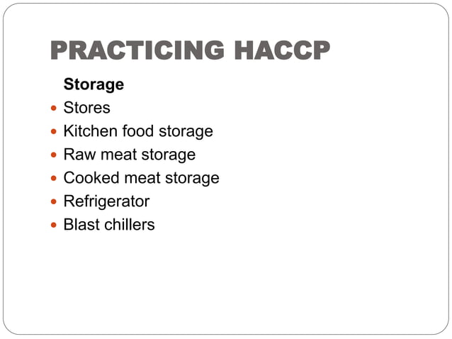 HACCP ;Definition, and principles | PPTX | Chemistry | Science