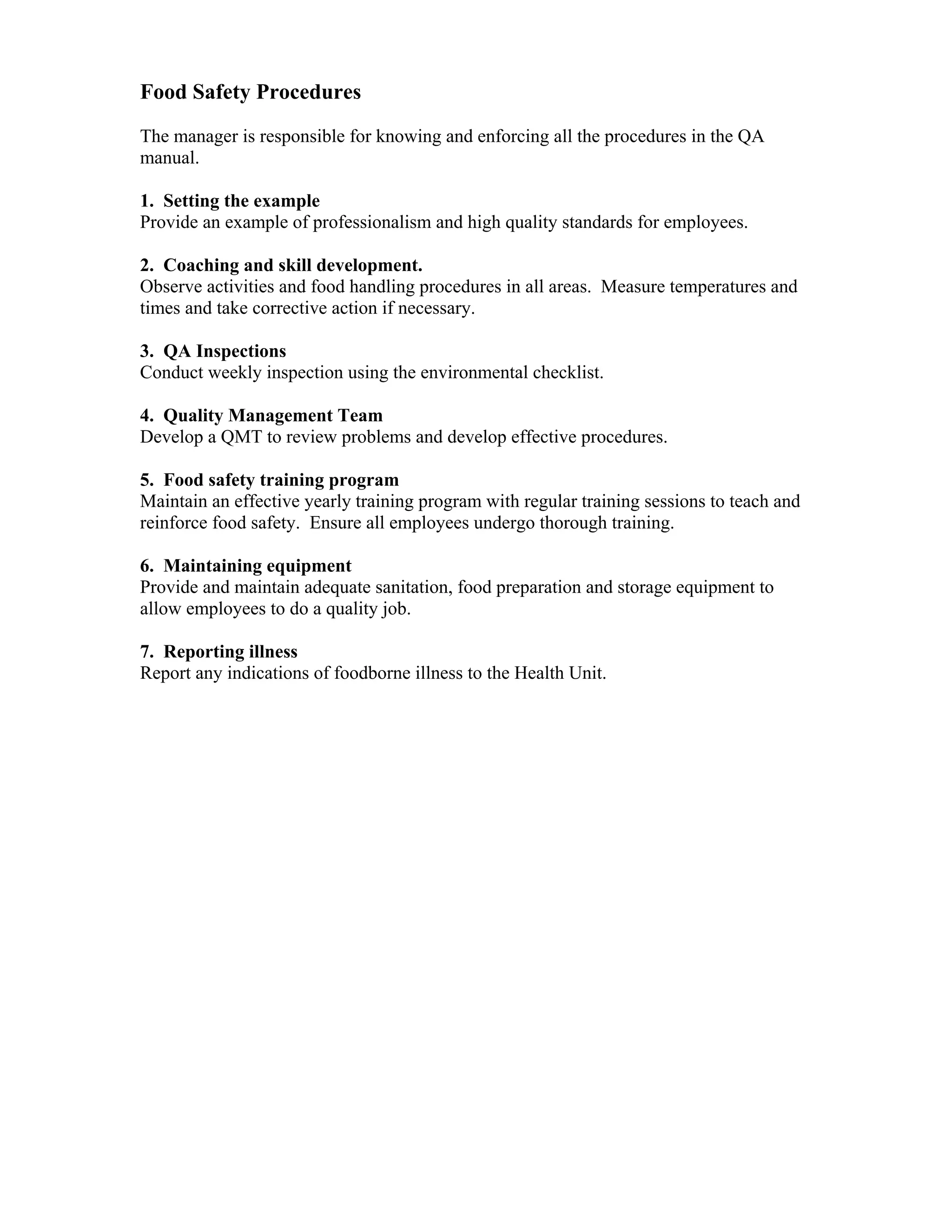 Haccp food safety booklet | PDF