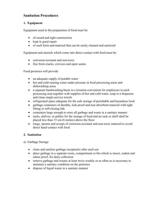 Haccp food safety booklet | PDF