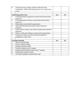 Haccp food safety booklet | PDF