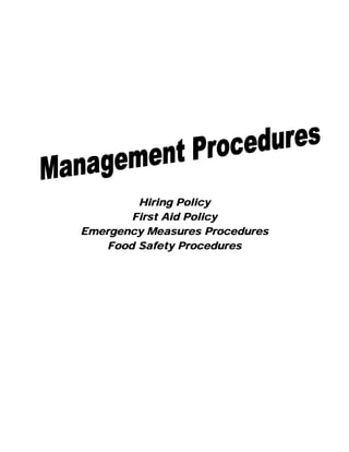 Haccp food safety booklet | PDF