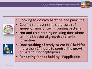 Haccp for food service operators | PPTX