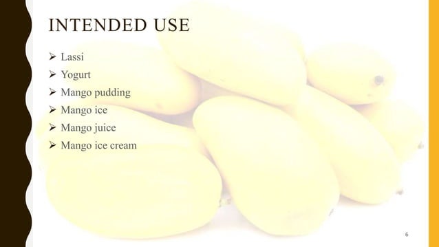 HACCP for Mango Pulp Processing plant | PPTX