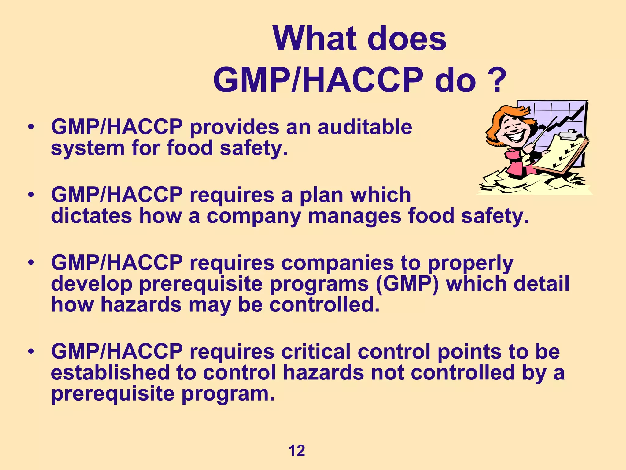 HACCP & GMP training | PDF