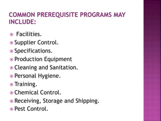 Haccp guidelines and status in india | PPTX