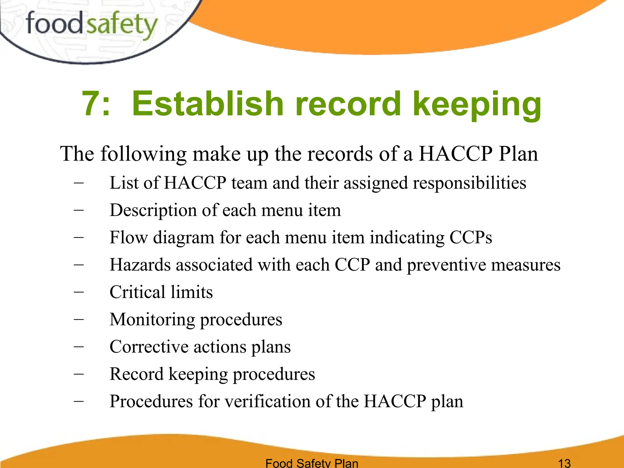 HACCP Guidelines Process as per FSSAI 22000ppt | PPT