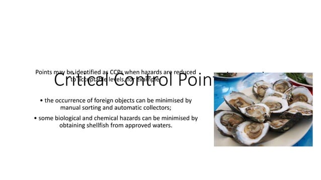 HACCP (HAZARDOUS ANALYSIS CRITICAL CONTROL POINT) IN DAIRY INDUSTRY ...