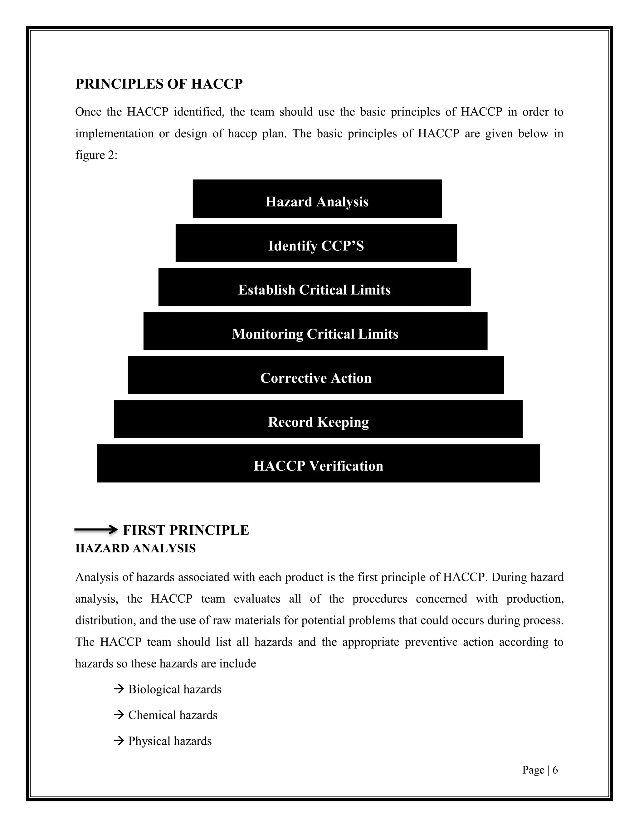 HACCP in poultry, DEVELOPING OF HACCP PLAN, SUPPORT OF MANAGEMENT. | PDF